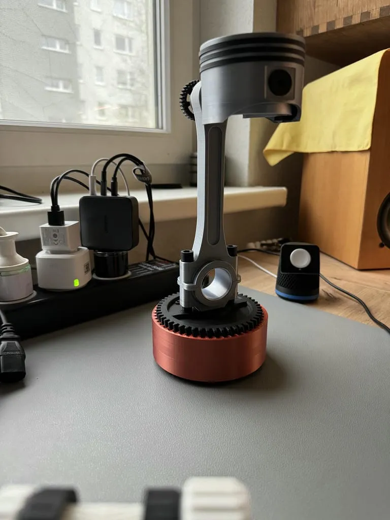 Engine Piston Lamp - Stand (With ESP D1 mini) by CaWi MakerWorld ...