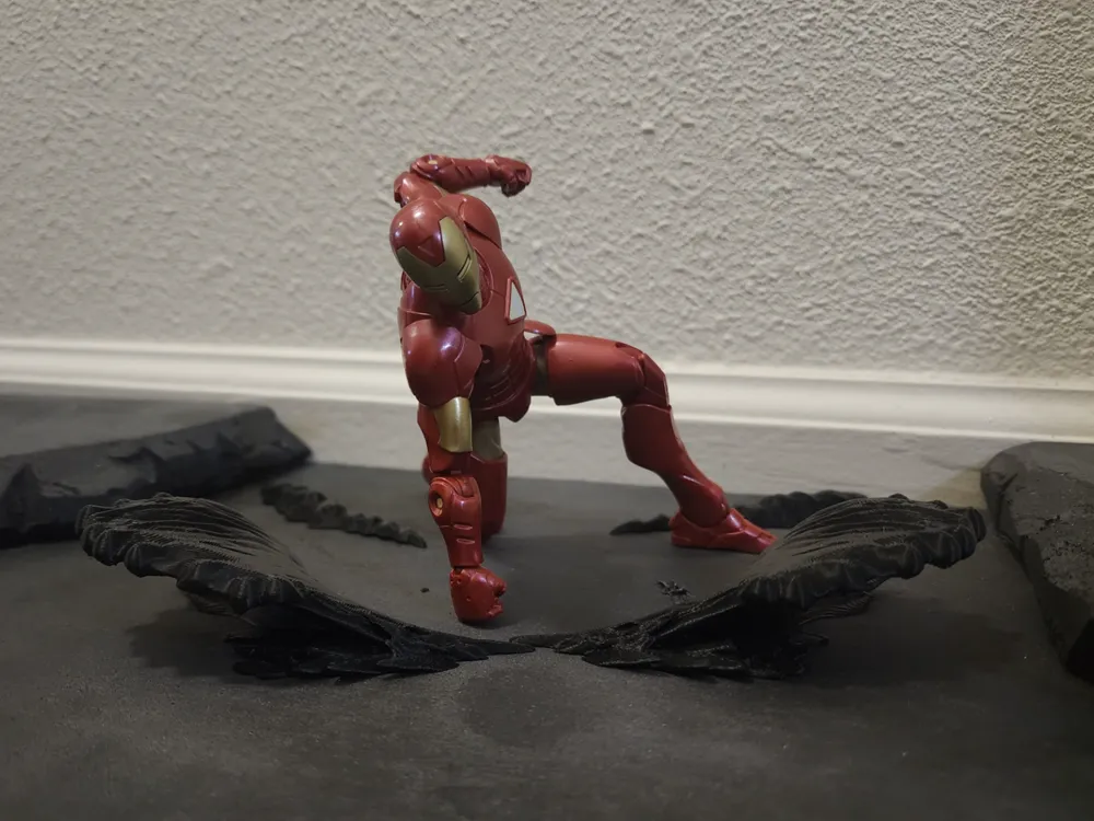 action figure dash effects by Zed_00 MakerWorld: Download Free 3D Models