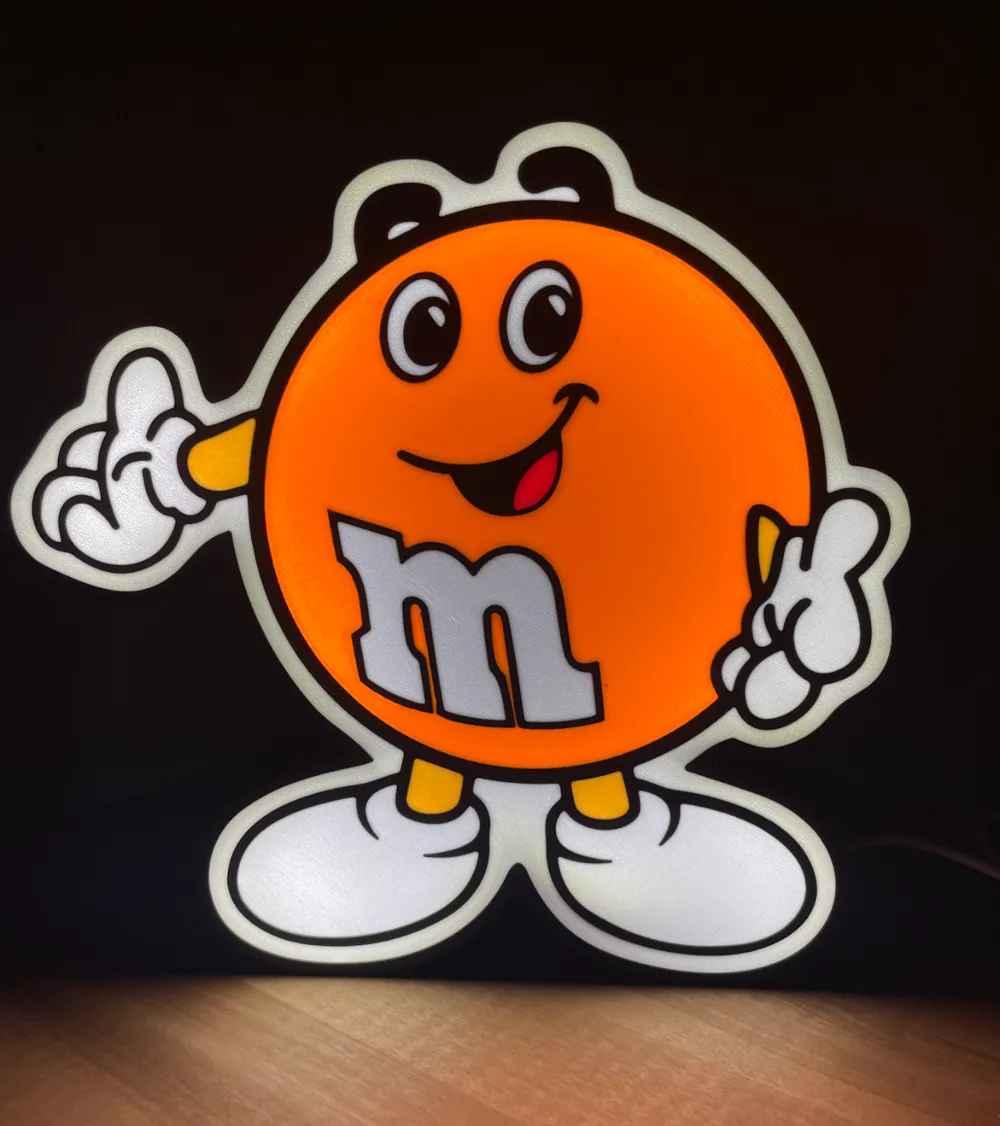 M&M Guy Light Box by Three Dimensions - MakerWorld