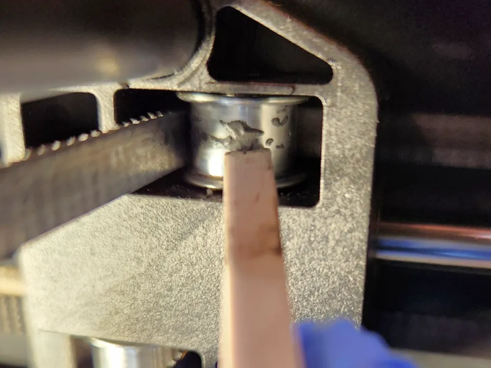 Idler Pulley scraper (to remove gunk and deposit) - Free 3D Print Model ...