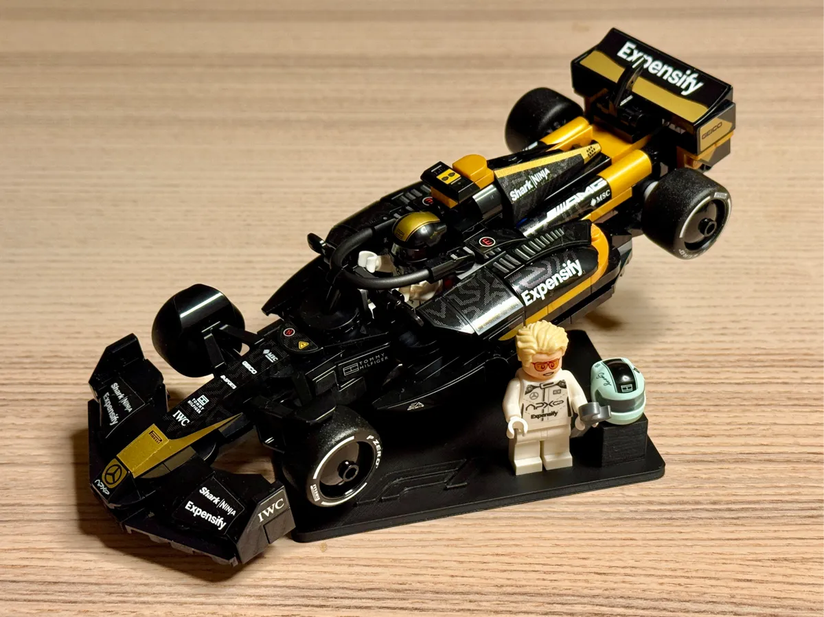 LEGOs F1 APXGP stand - Free 3D Print Model - MakerWorld