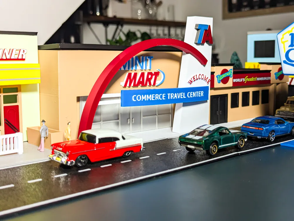 Restaurant & Travel Model Set -1:64 Scale Diorama - Free 3D Print Model ...
