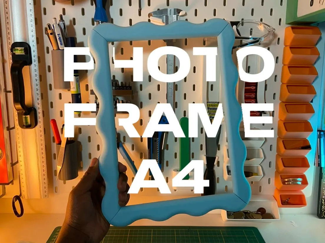 Photo Frame A4 (210 × 297 mm) - Free 3D Print Model - MakerWorld