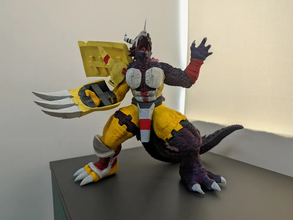 Warbarian Godzilla (WarGreymon collaboration Godzilla) Original - Free ...