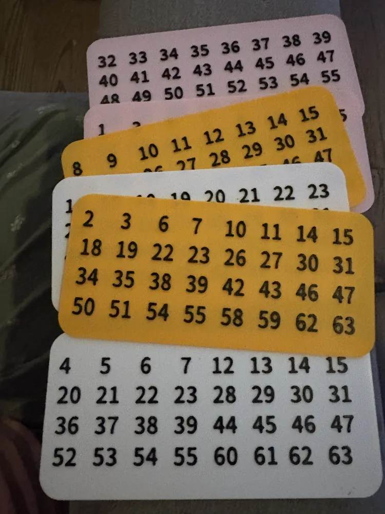 Binary Magic Trick by Hannah MakerWorld: Download Free 3D Models