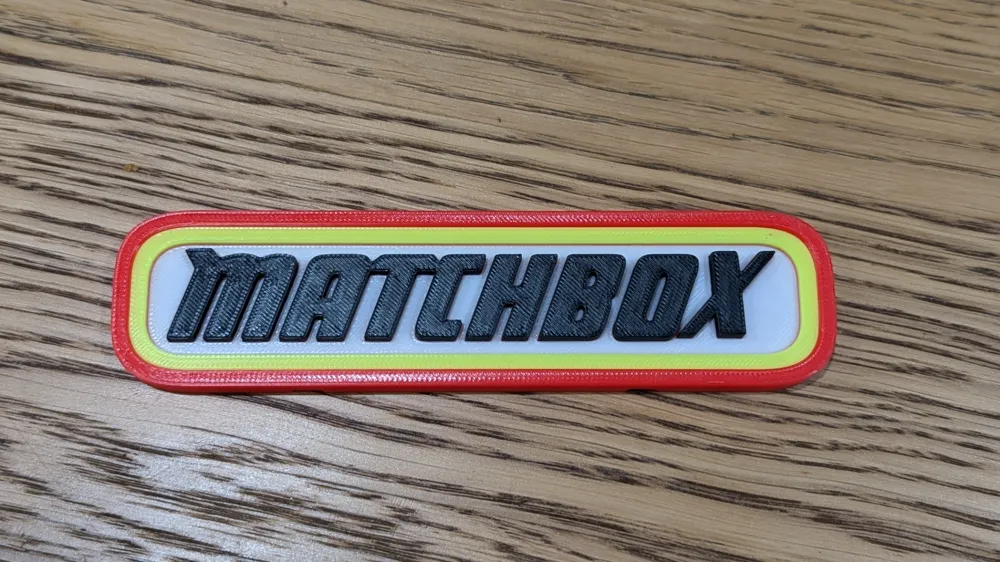 Matchbox Sign for Diecast Car Display Garage by AyAyRon MakerWorld ...