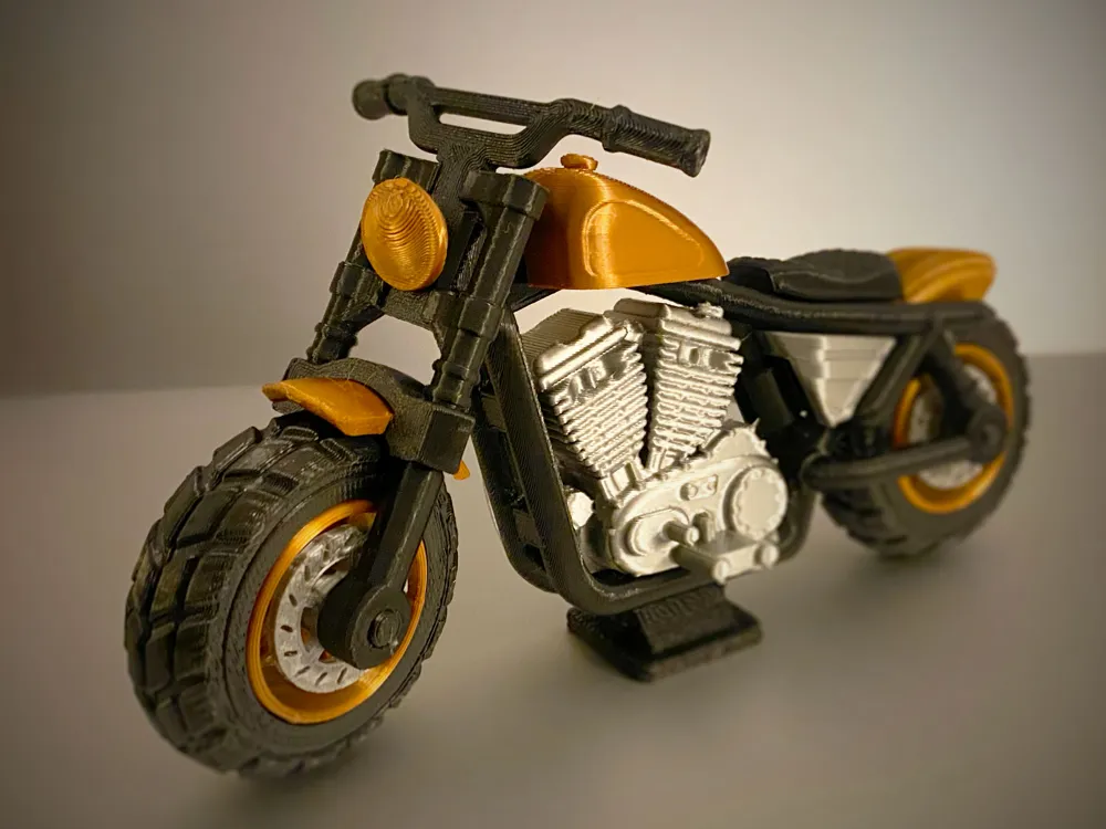 Harley Sportster Motorcycle Kit - Free 3D Print Model - MakerWorld