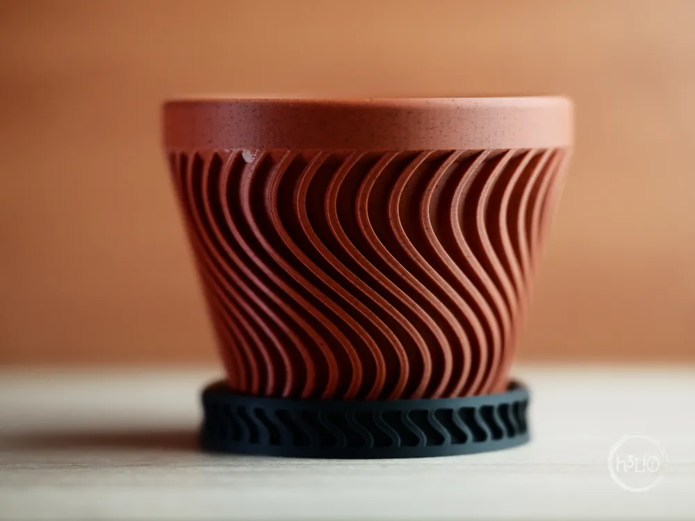 axis · pot with plate by h3li0 - MakerWorld