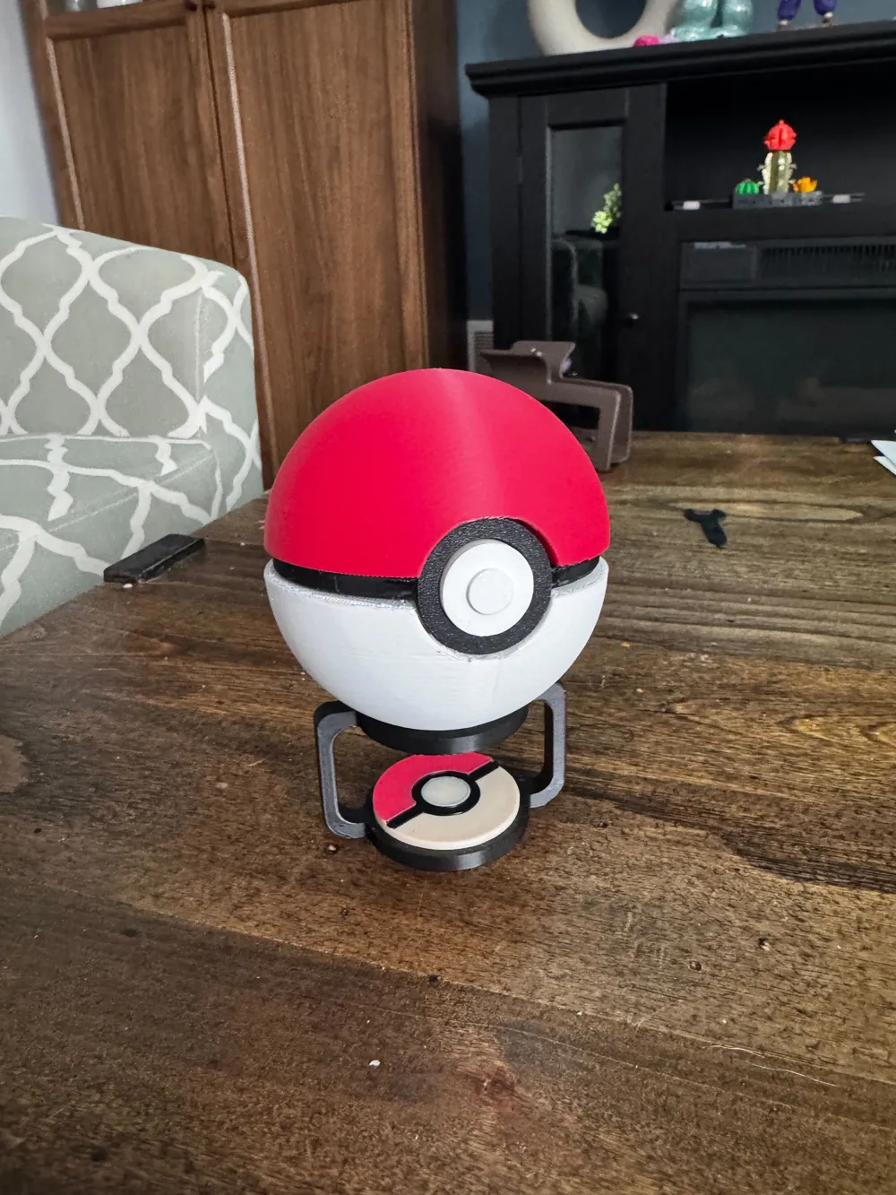 Pokeball Stand - Free 3D Print Model - MakerWorld