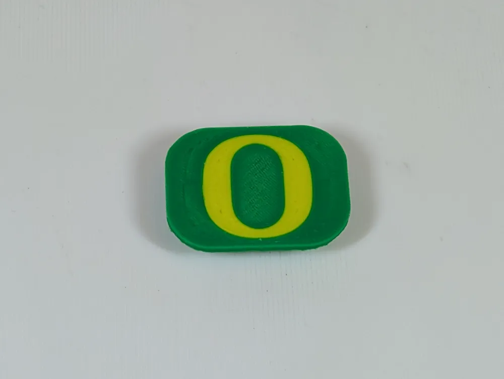 Oregon Ducks Croc Shoe Charm (Jibbitz) by sidbarret007 - MakerWorld