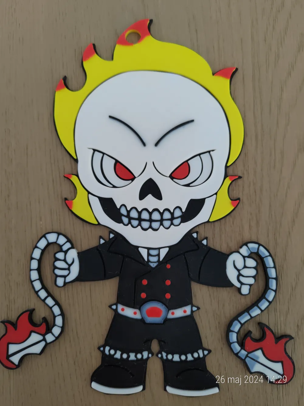 Ghost Rider KEY RING by bartolsm - MakerWorld