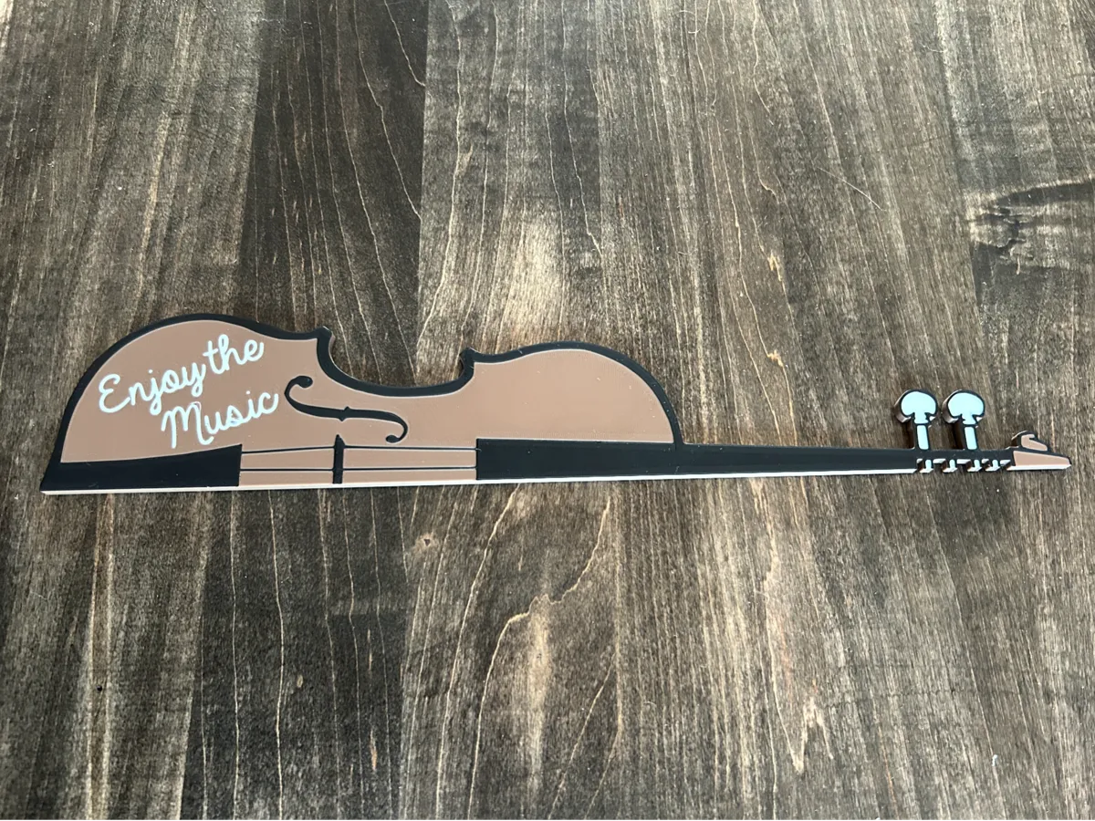 Violin Busking Sign by FrozenEmber MakerWorld: Download Free 3D Models