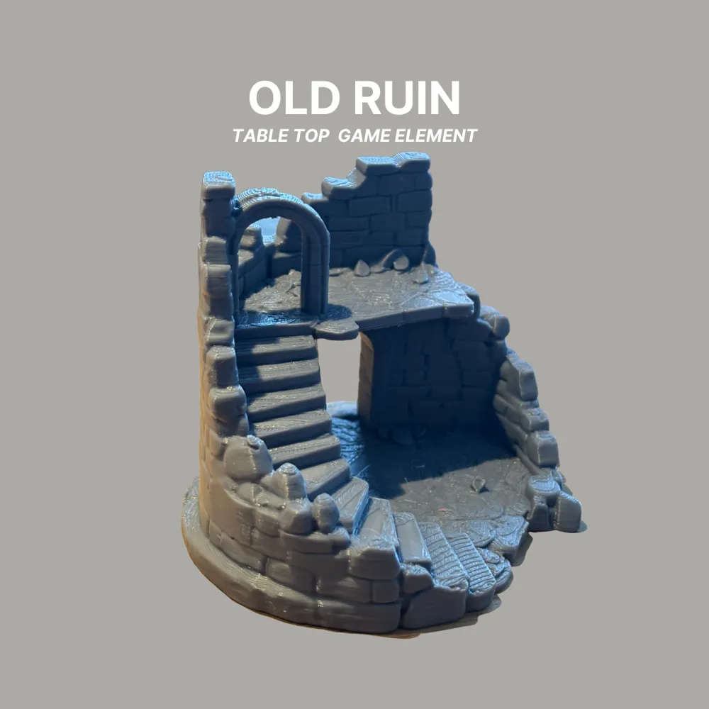 Ancient Ruin Element Terrain DnD Tabletop Wargame - Free 3D Print Model ...