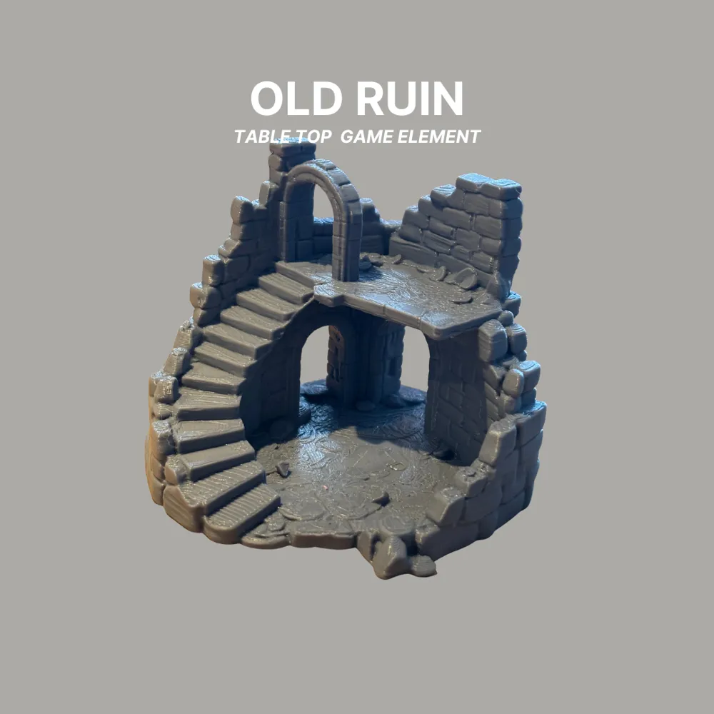 Ancient Ruin Element Terrain DnD Tabletop Wargame - Free 3D Print Model ...