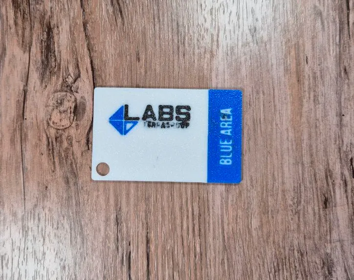 TerraGroup Labs keycard (BLUE) by MB Components - MakerWorld