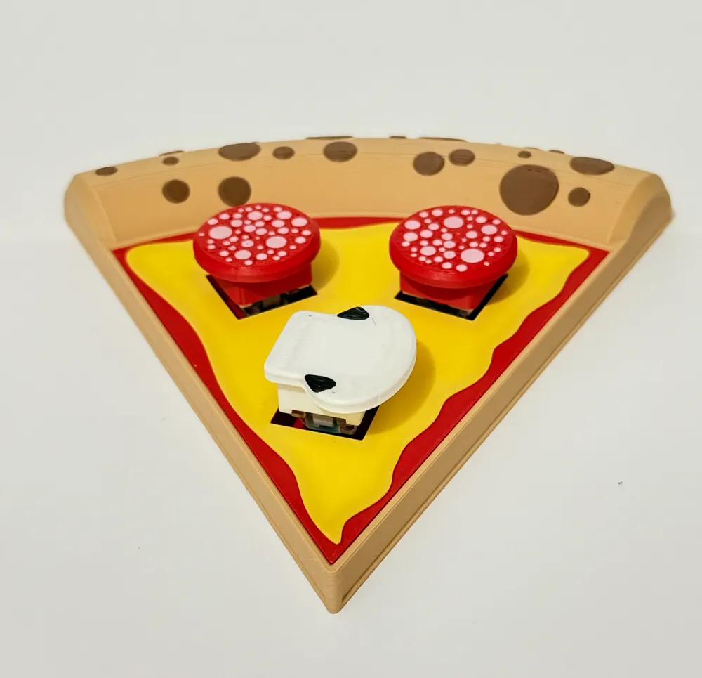 Pizza Fidget Clicker - Keyboard Switch Fidget by Trinkify3D MakerWorld ...