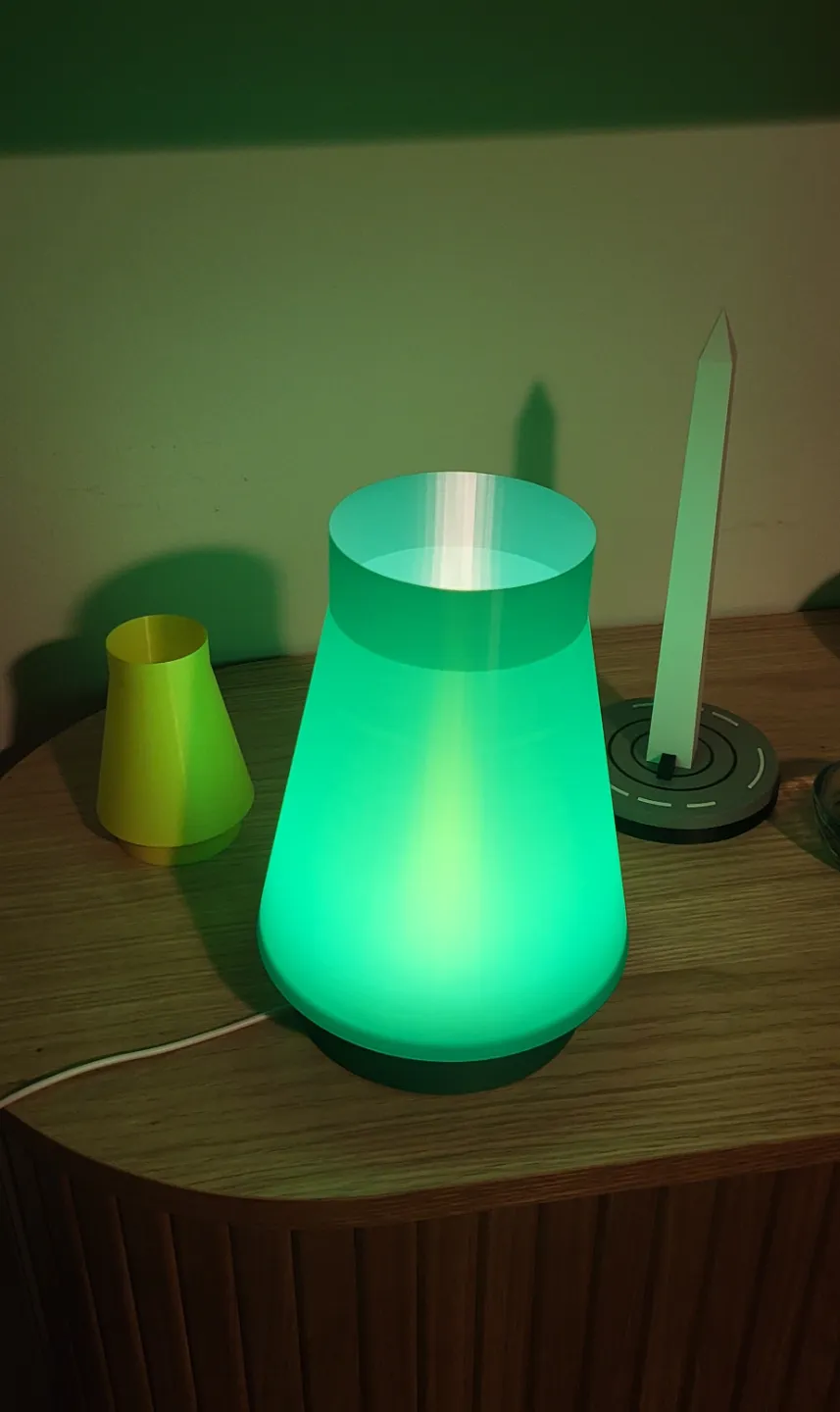 Brick Inspired Cone Shaped Lamp for LED Lamp kit by martenh - MakerWorld