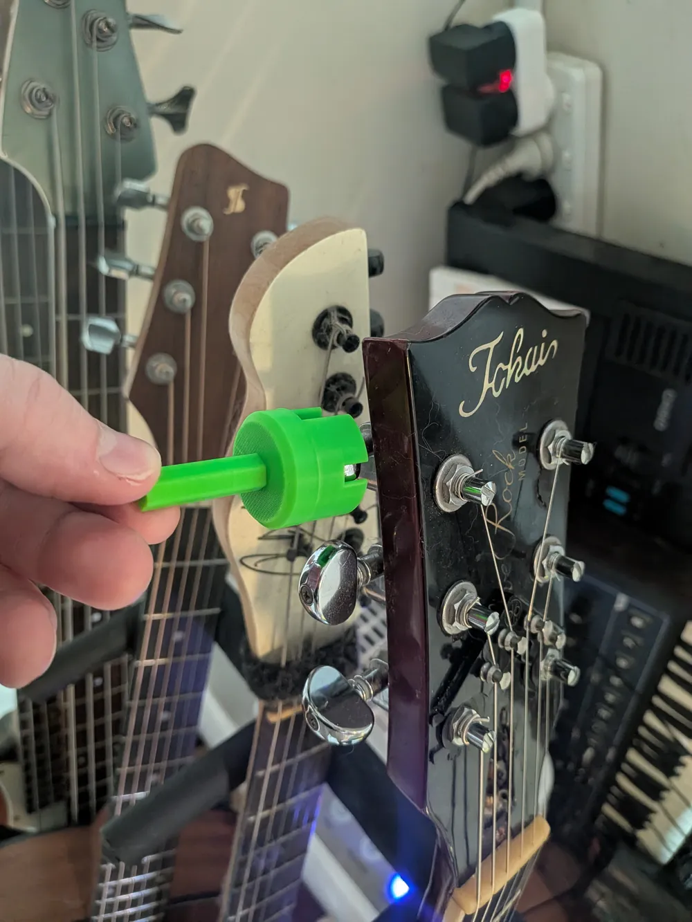 Guitar Tuning Peg Spinner String Winder Thing by Once in a Six Side ...
