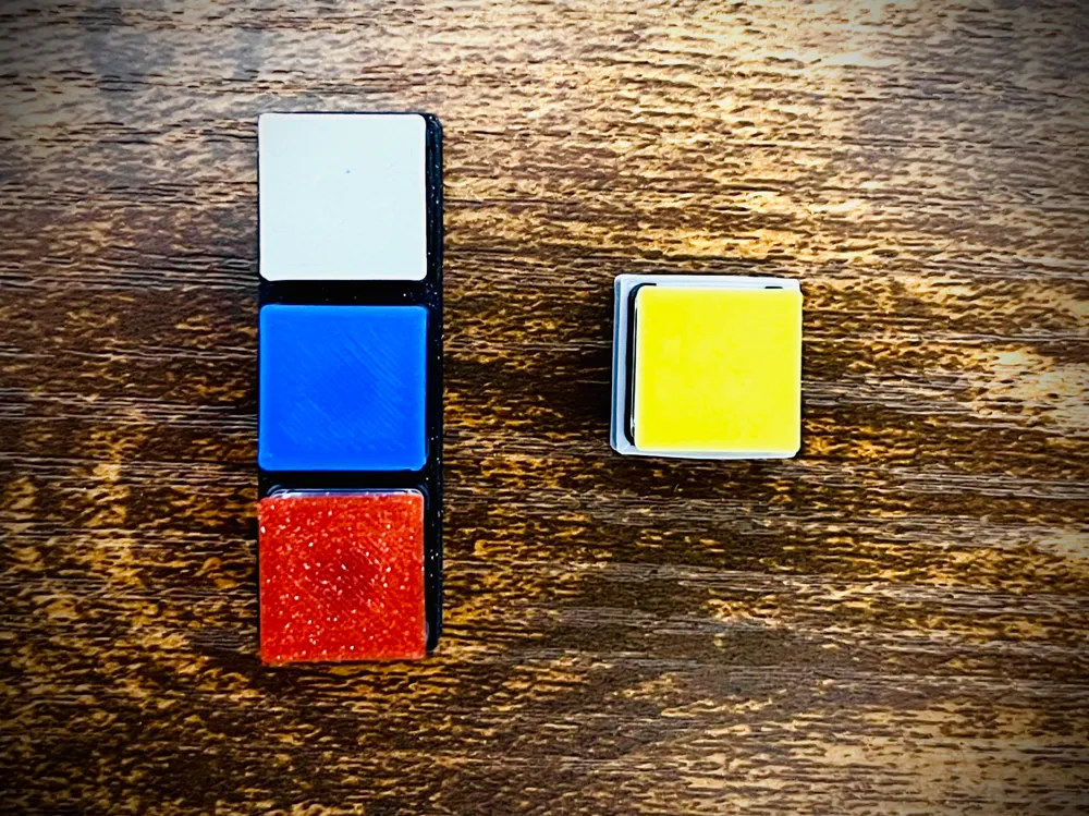 Simple 1/2/3 Button Low Profile Fidget by Scott Miller - MakerWorld