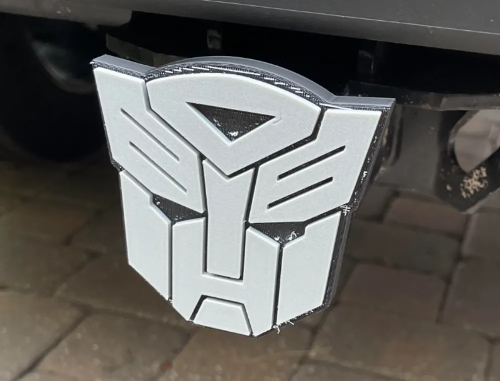 Autobot 2" Trailer Hitch Insert Remixed by Joshua.loebenberg2 - MakerWorld