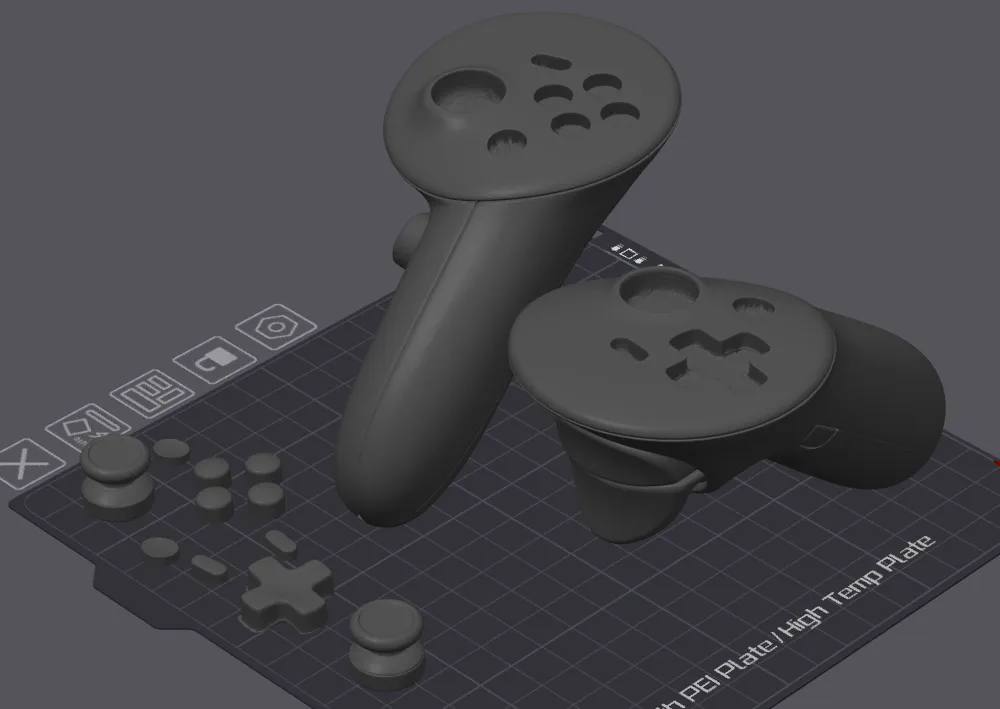 Steam Frame/ Deckard controller - Free 3D Print Model - MakerWorld