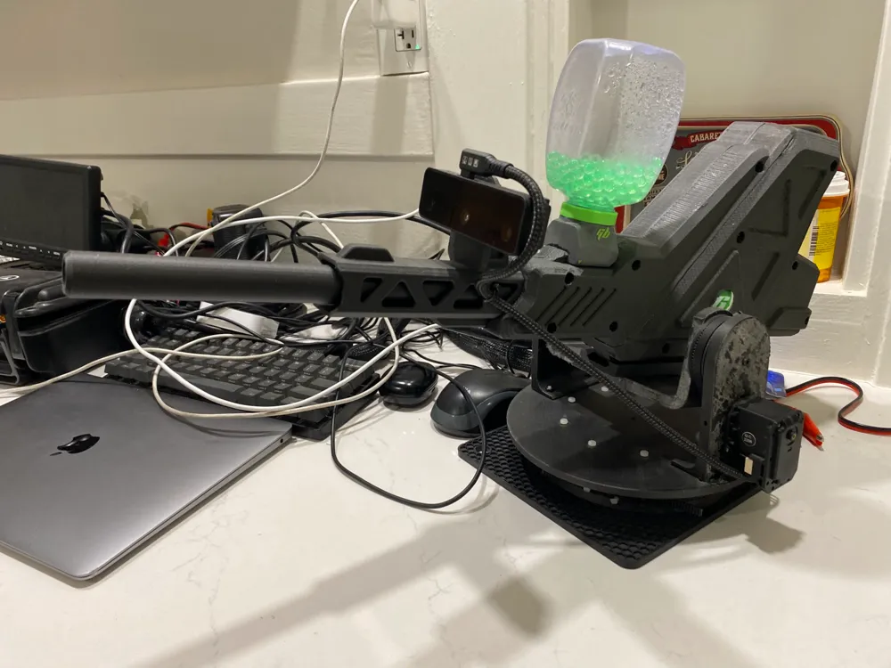 Gel Blaster Turret Case by cherbini - MakerWorld