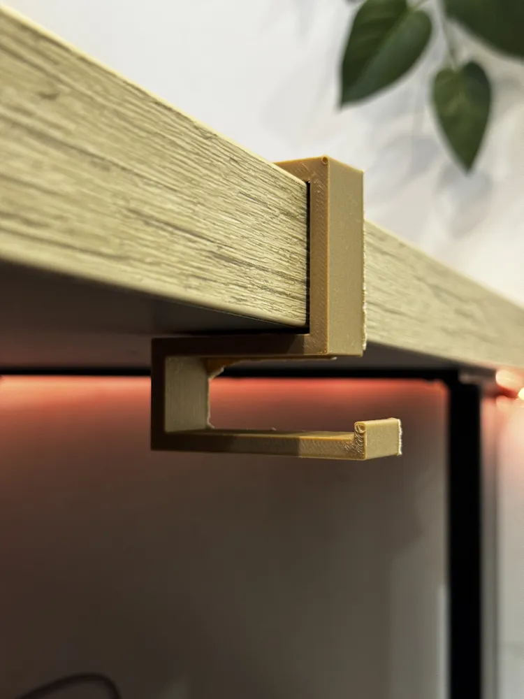 headset holder for 3.8cm thick table by blukye MakerWorld: Download ...