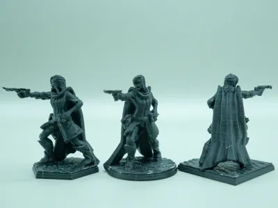 DnD miniature Elf female with hand crossbow by fb-artwork - MakerWorld