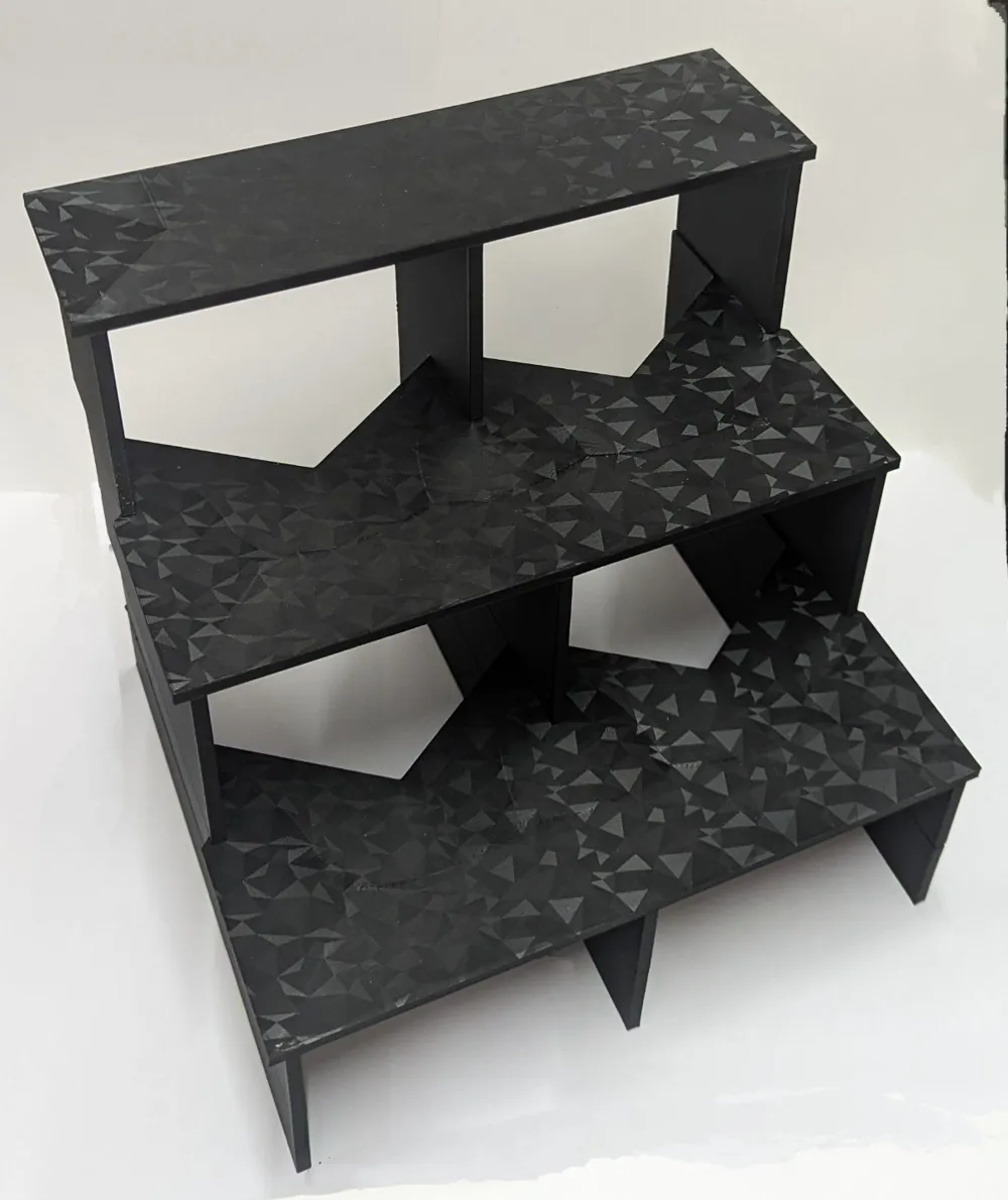 3 Tier Display Stand Remixed by spud2077 MakerWorld: Download Free 3D ...