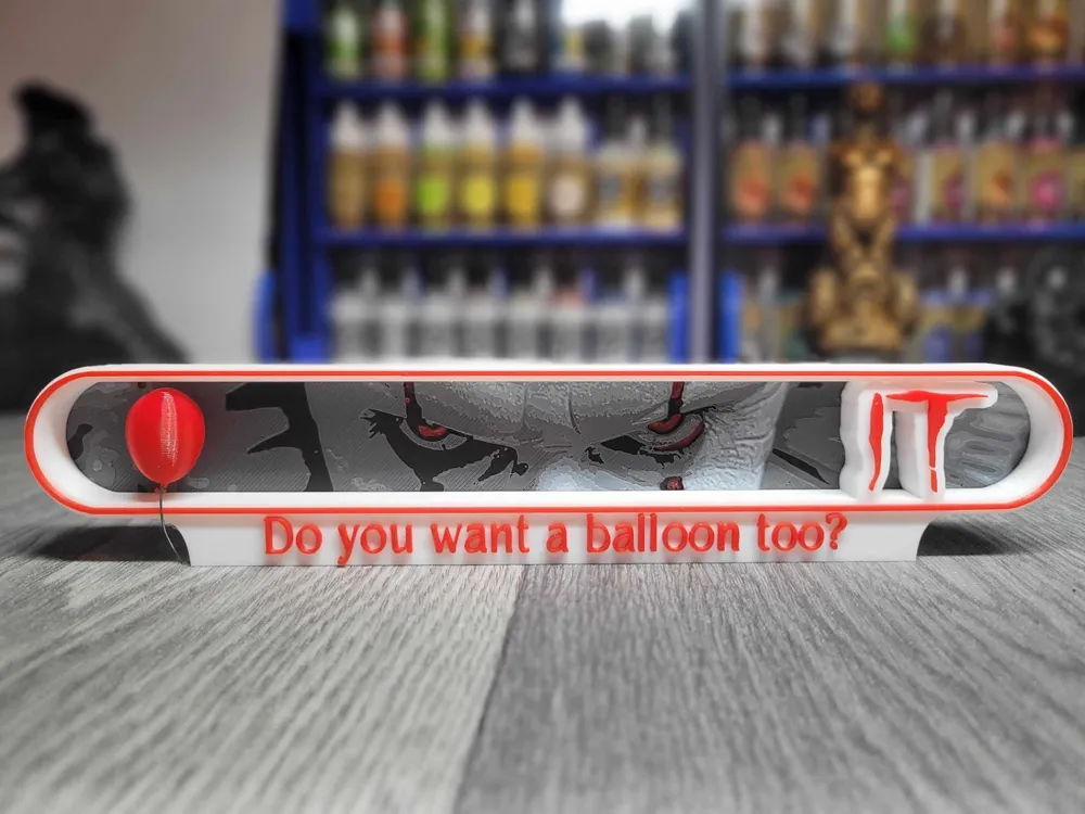 IT movie logo sign by rajmaks MakerWorld: Download Free 3D Models