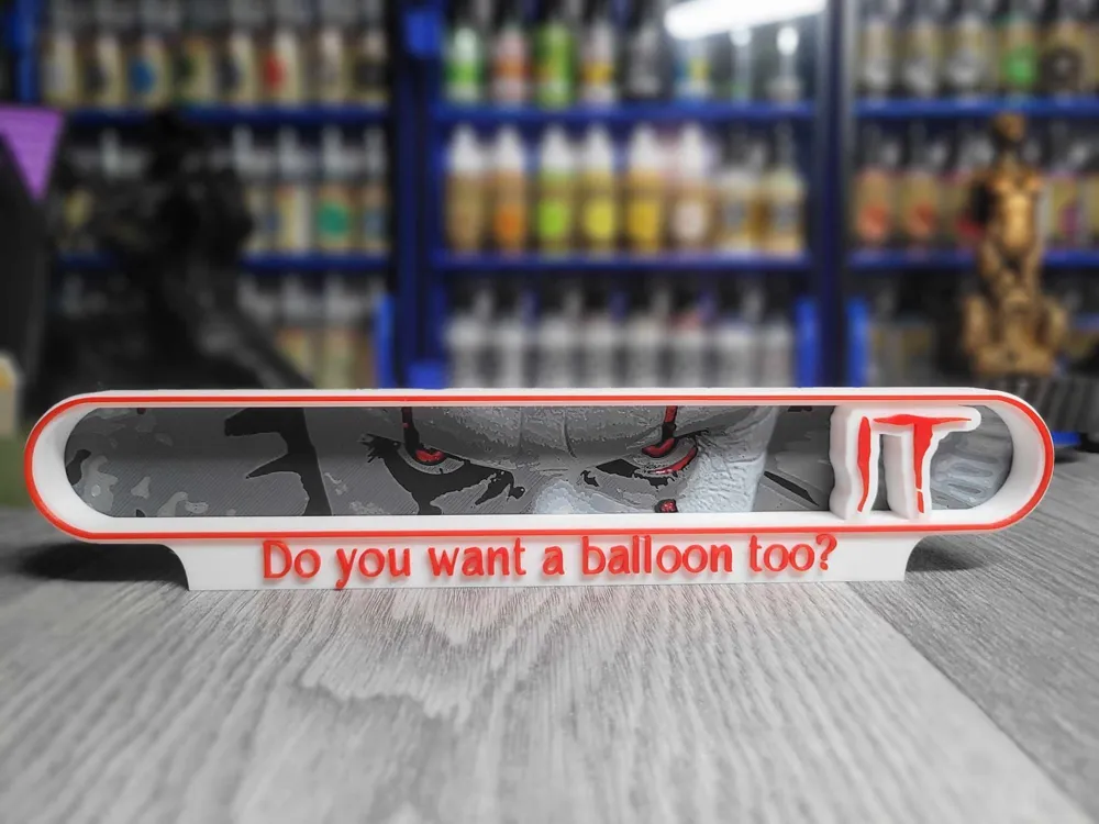 IT movie logo sign by rajmaks MakerWorld: Download Free 3D Models