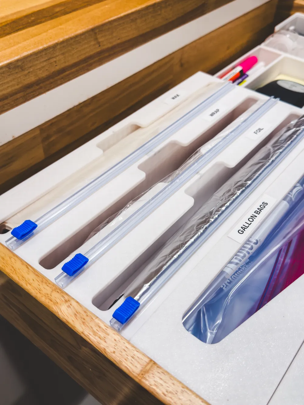 Gridfinity Foil / Plastic Wrap / Wax Paper Holder - Free 3D Print Model ...