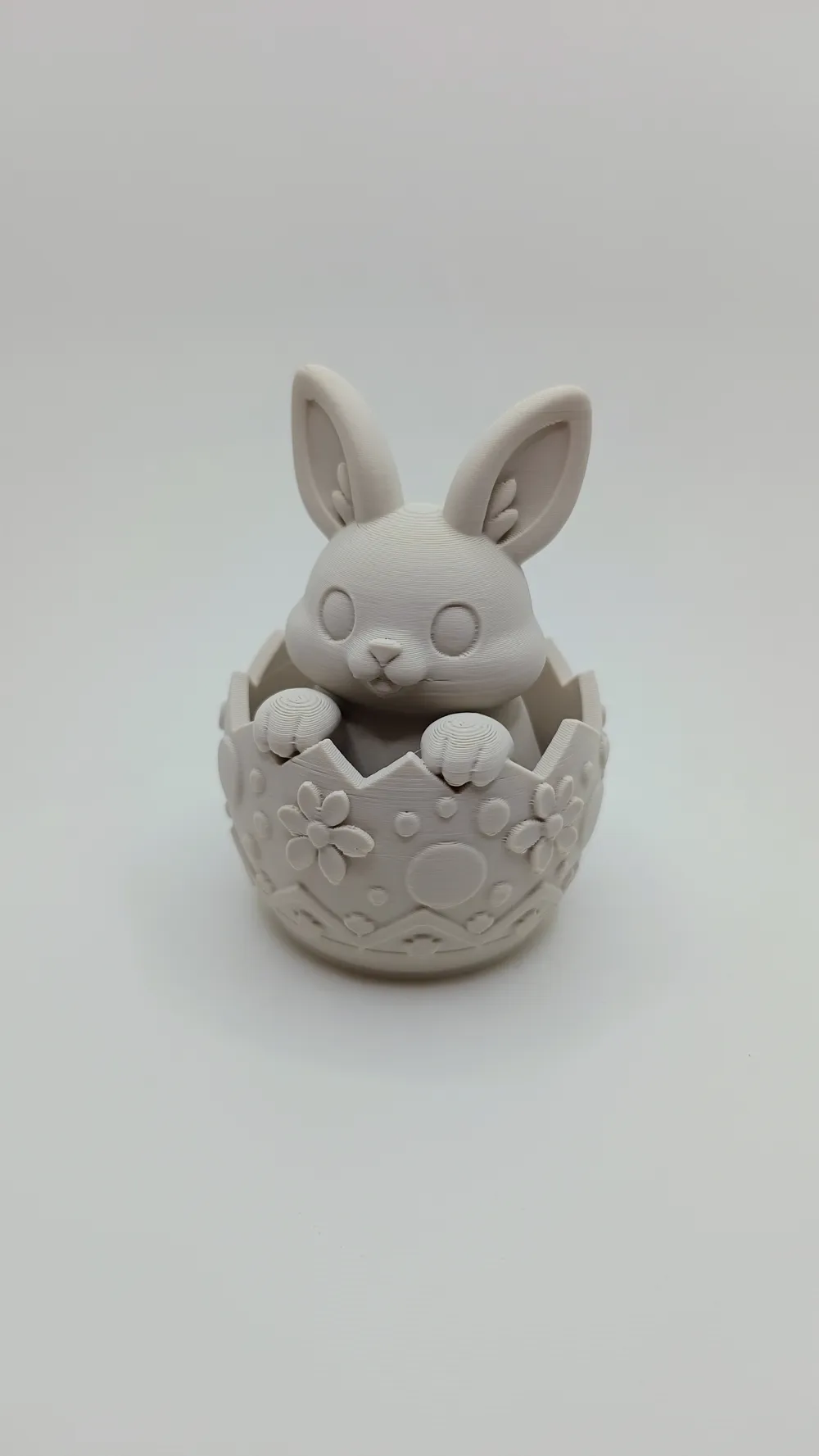 Bunny in the Easter Egg: Cozy Planter - Free 3D Print Model - MakerWorld