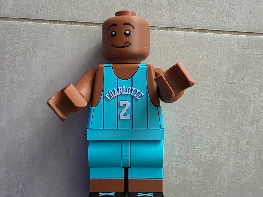 Brickman de Larry Johnson des Charlotte Hornets - Free 3D Print Model ...