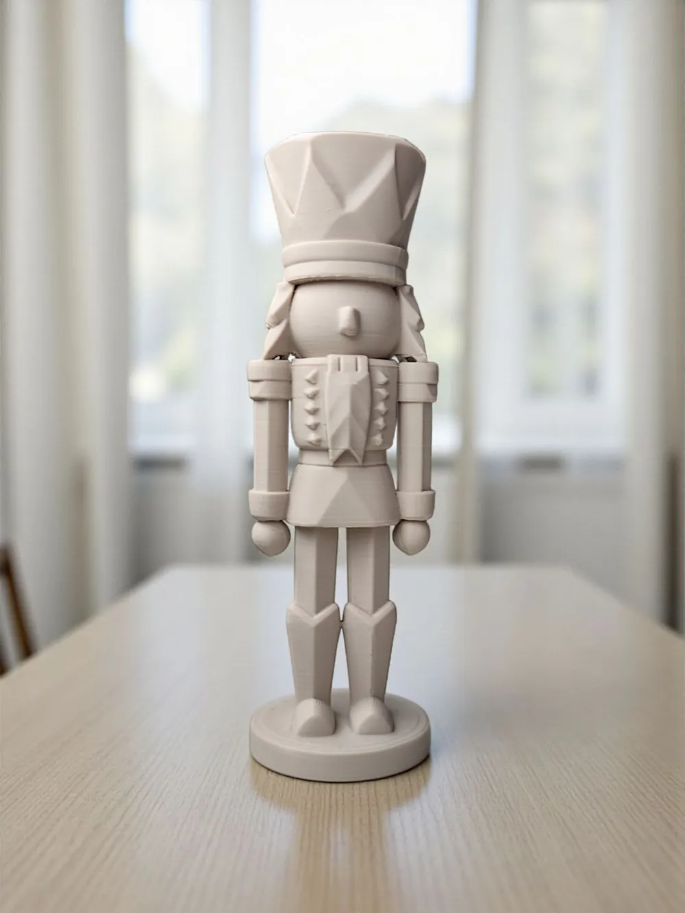Modern Nutcracker Decoration - Free 3D Print Model - MakerWorld