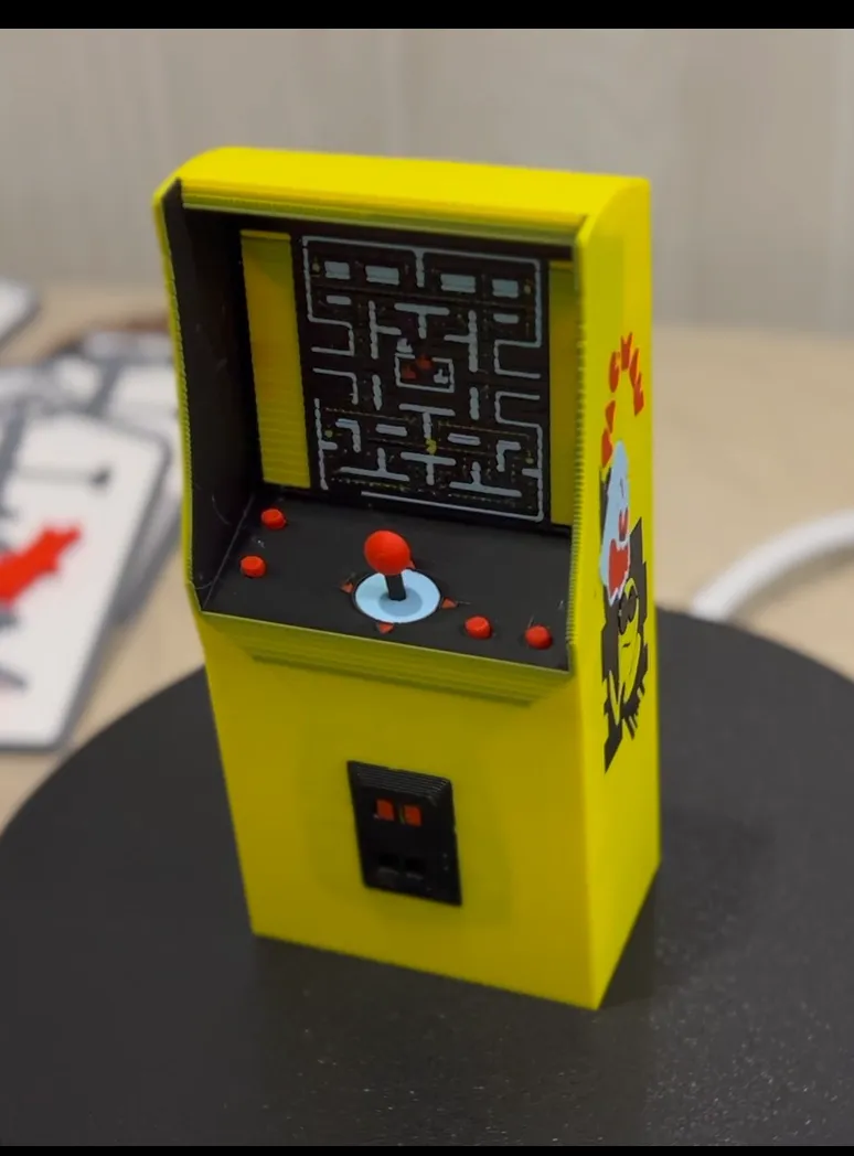 PacMan Arcade Game Model with 8mm magnet holes by ADayMakerWorld ...