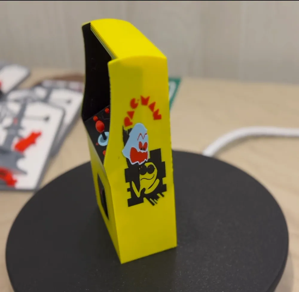 PacMan Arcade Game Model with 8mm magnet holes by ADayMakerWorld ...