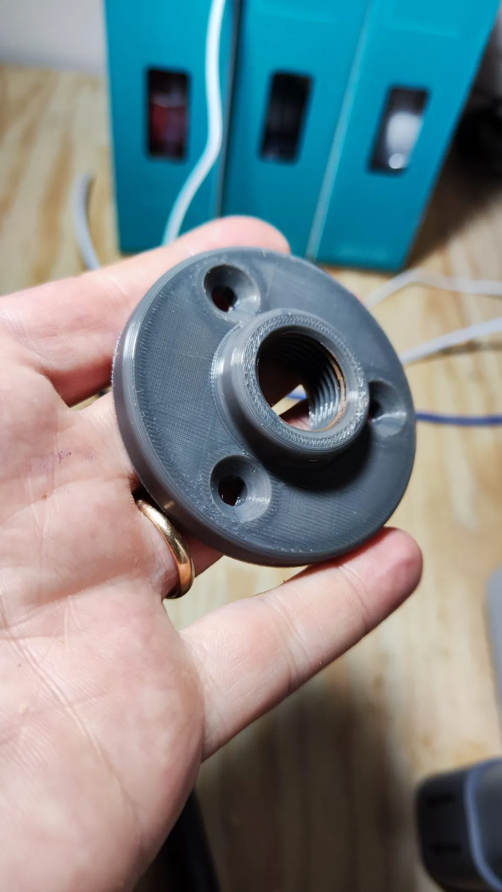 pipe kit, fittings and wall mount flange 1/2" - Free 3D Print Model ...