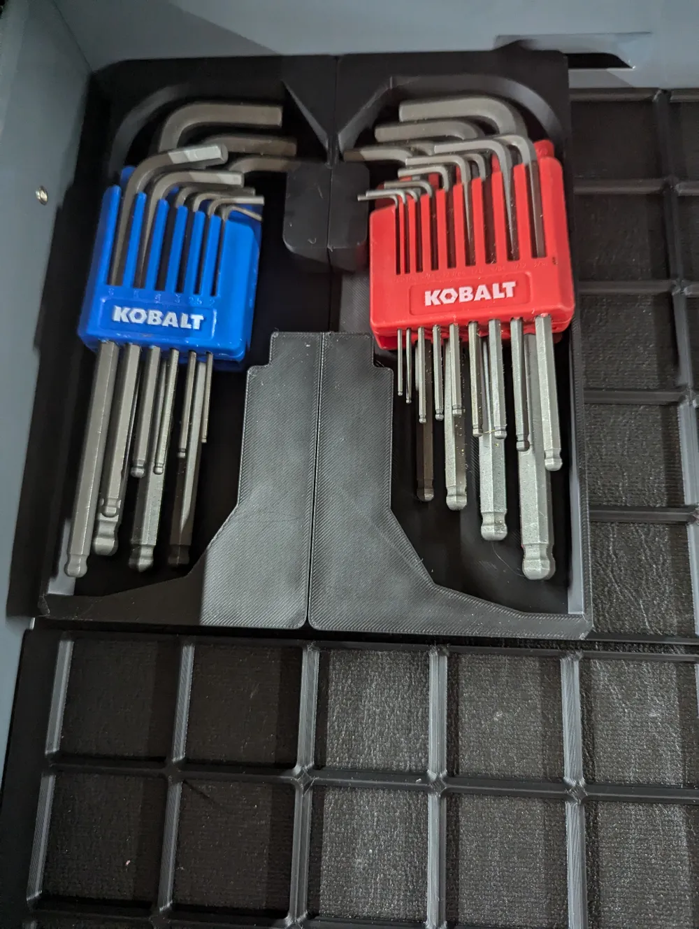 Gridfinity Kobalt hex wrench holders by protocolkey - MakerWorld