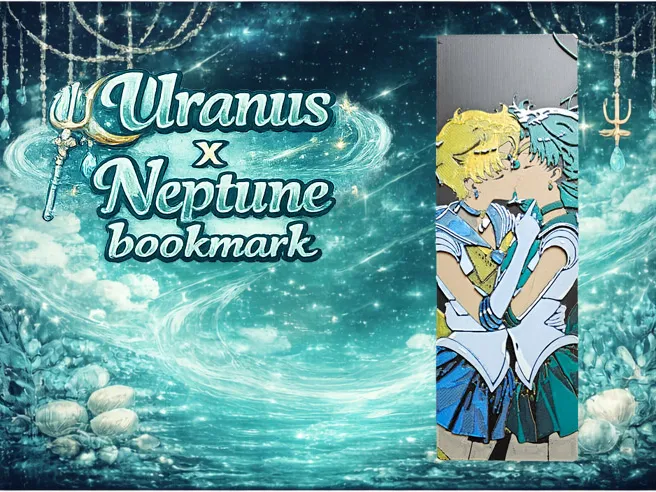 Sailor Uranus & Sailor Neptune Bookmark - Free 3D Print Model - MakerWorld