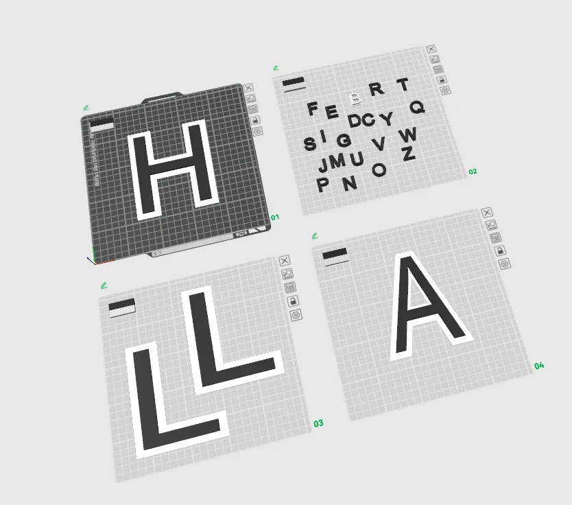 Raised Alphabet Letters by giacomobellavia37 - MakerWorld