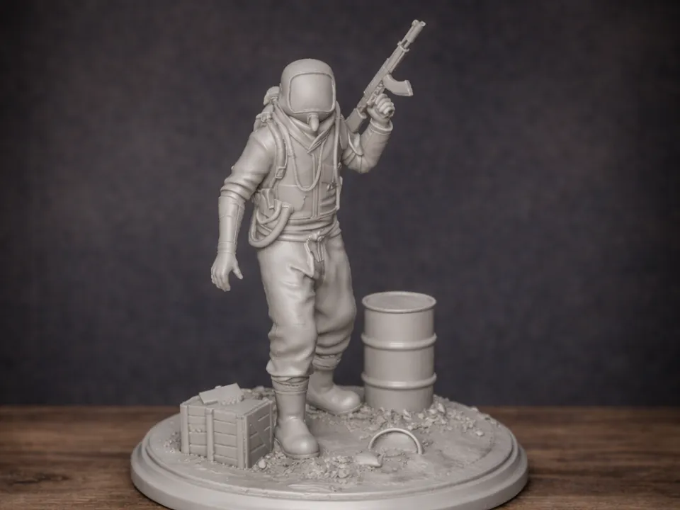 Rust Hazmat Figure - Free 3D Print Model - MakerWorld