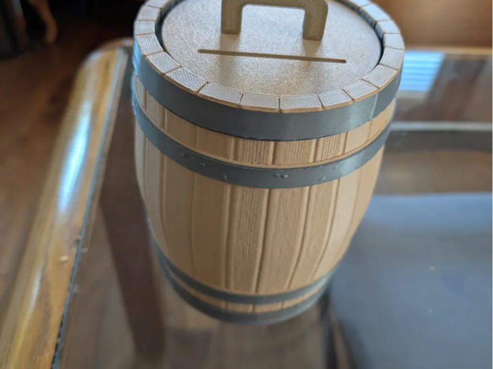Beer/ Wine keg storage / bank - Free 3D Print Model - MakerWorld
