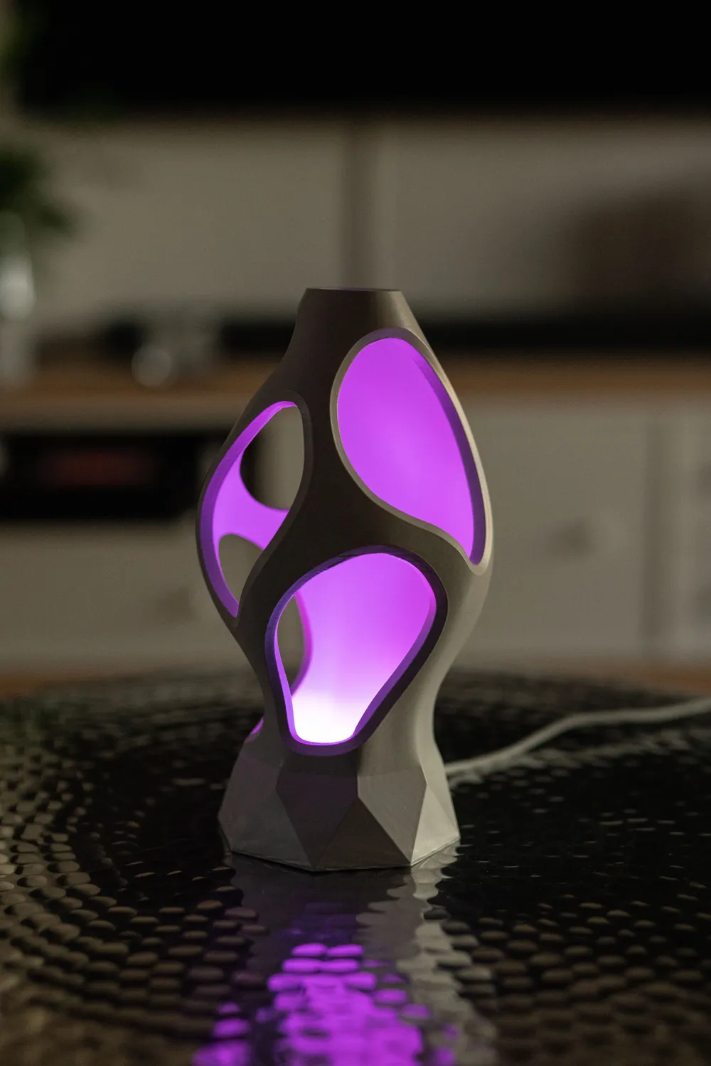 Lamp LUMA FLUX mini modern organic Lamp Kit 001 - Free 3D Print Model ...