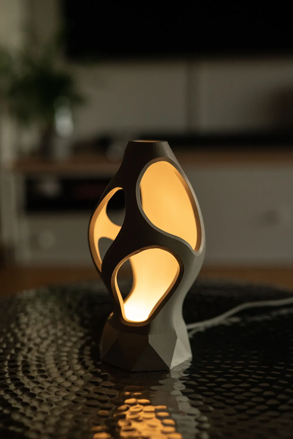 Lamp LUMA FLUX mini modern organic Lamp Kit 001 - Free 3D Print Model ...