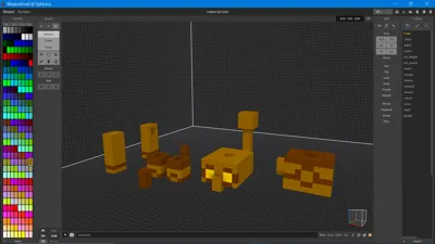 Minecraft Copper Golem Figurine - Free 3D Print Model - MakerWorld