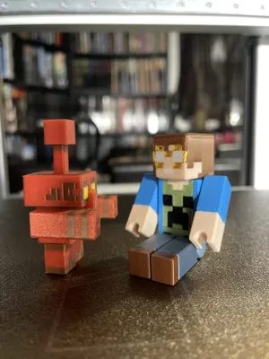 Minecraft Copper Golem Figurine - Free 3D Print Model - MakerWorld