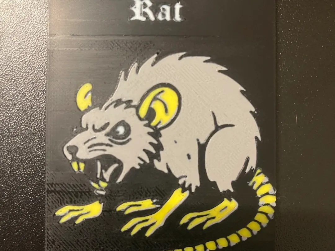 MTG Rat token - Free 3D Print Model - MakerWorld