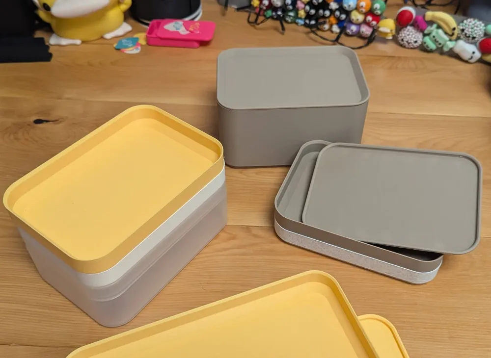 Daiso-Compatible Tray Set – Stackable & Modular by CosmicNimbus ...