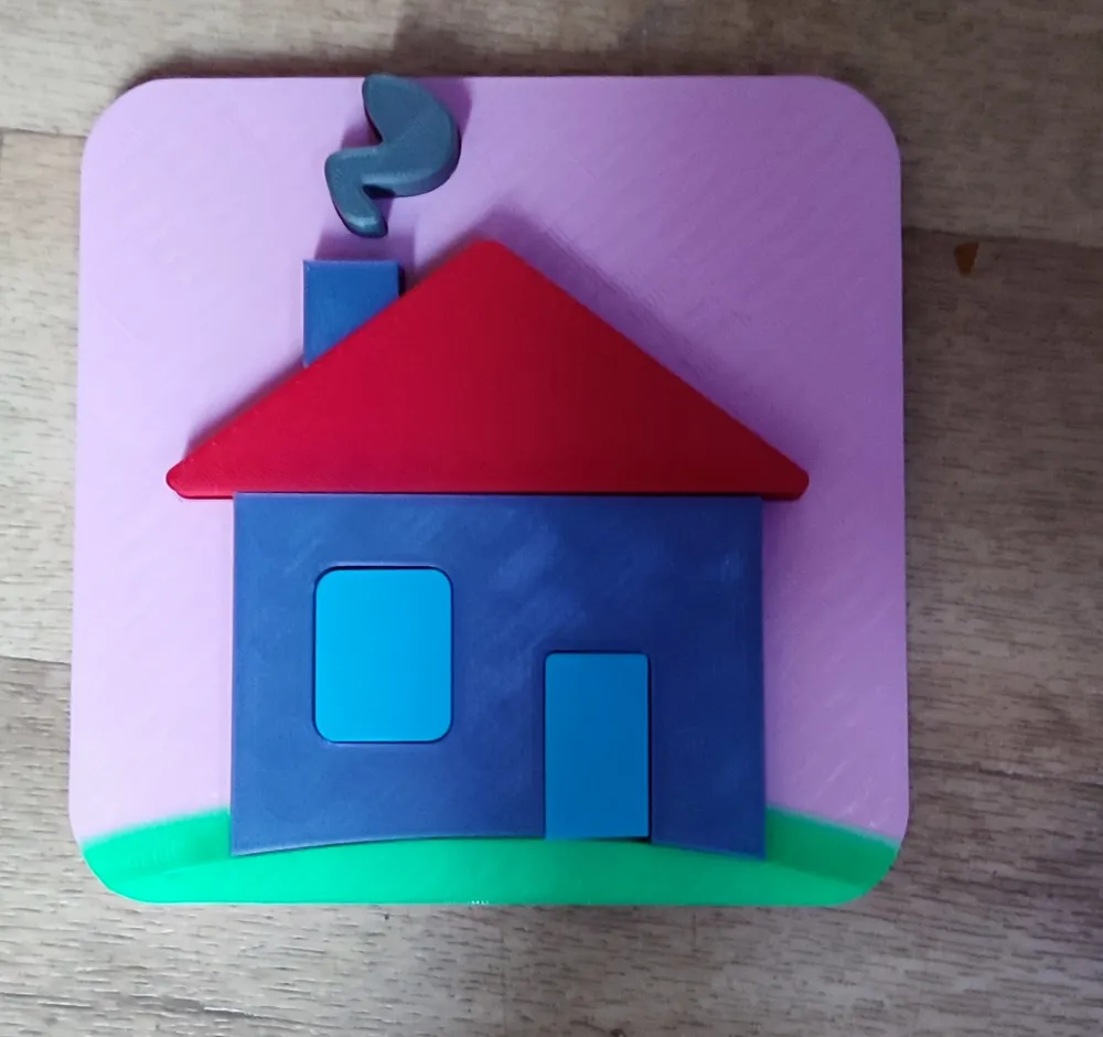 House puzzle for Kids by jpokorny12 - MakerWorld